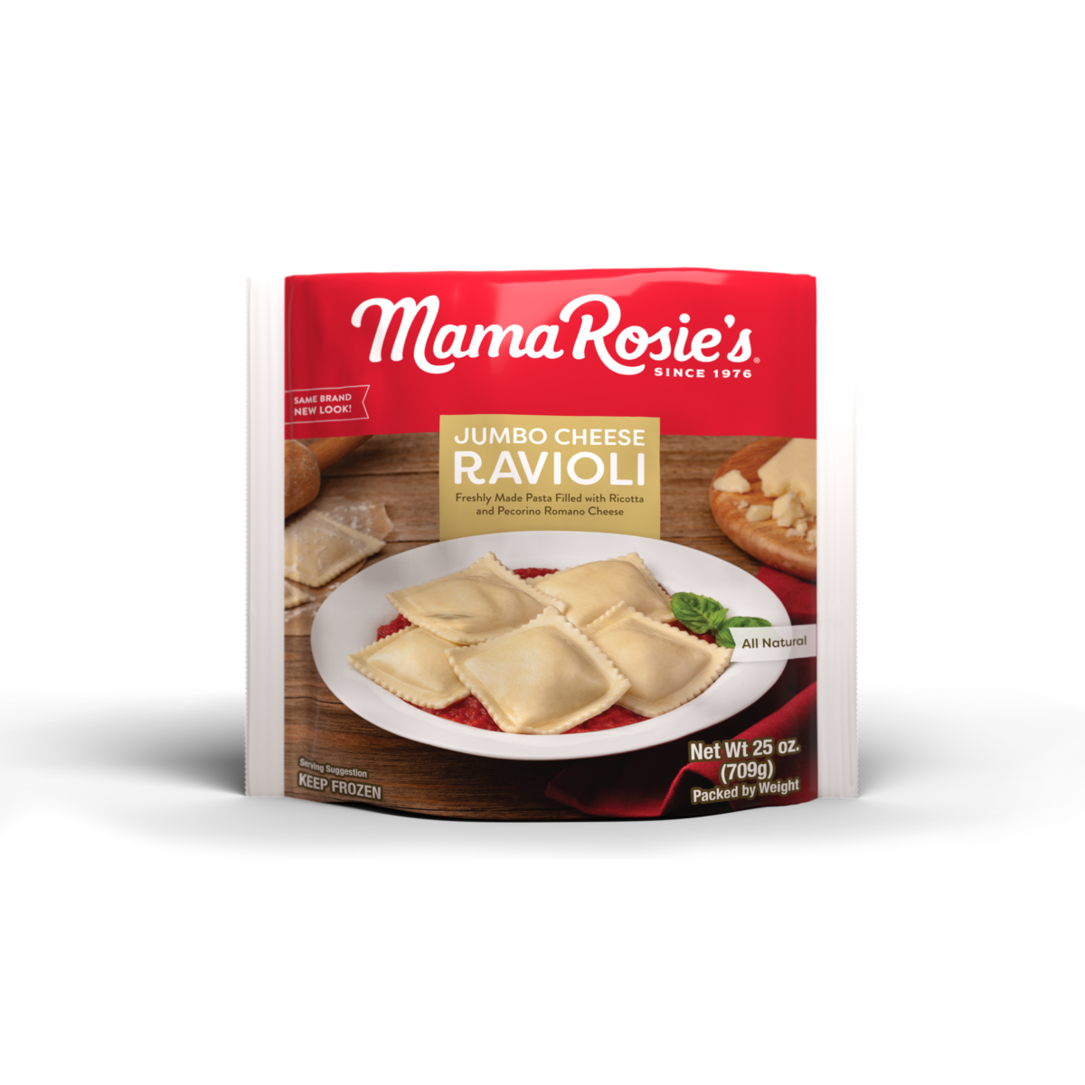 Jumbo Cheese Ravioli - Traditional Pasta Products | Mama Rosie's